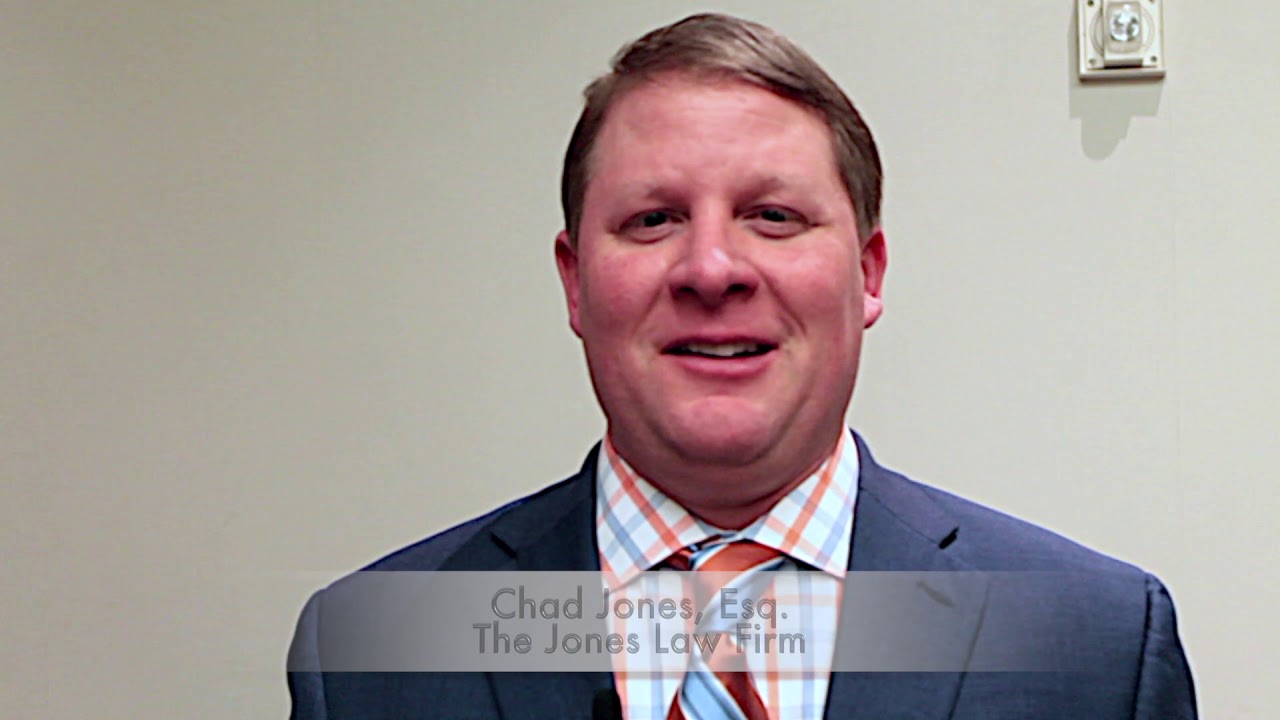 NFL Concussion Attorney Chad Jones at 2019 Watkins Award Weekend - YouTube