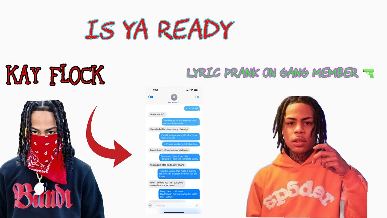 KAY FLOCK - “IS YA READY” LYRIC PRANK ON A BRONX GANG MEMBER 👀🔫 ** I ...