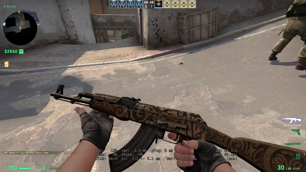 CSGO | AK-47 | Uncharted (Field Tested) | Skin Showcase - YouTube