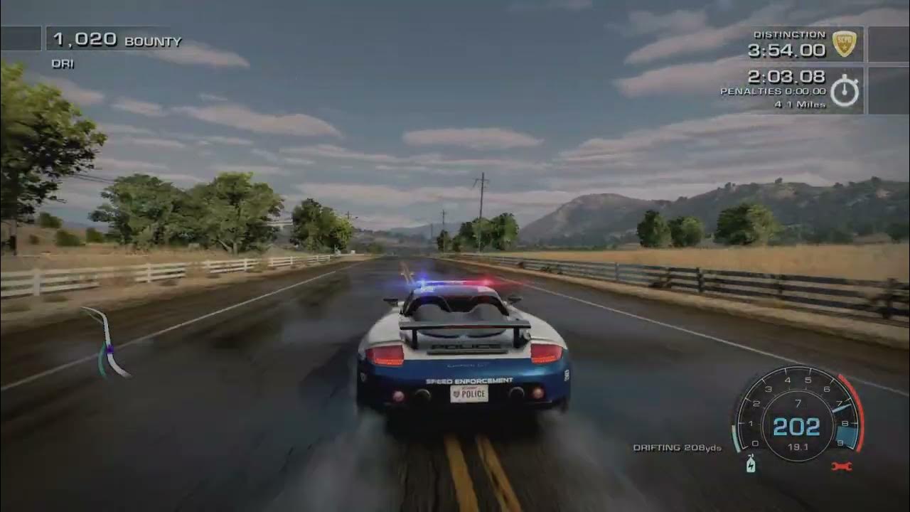 Need for Speed Hot Pursuit Remastered- Near perfect Sunset Scalpel run, Porsche Carrera GT - YouTube