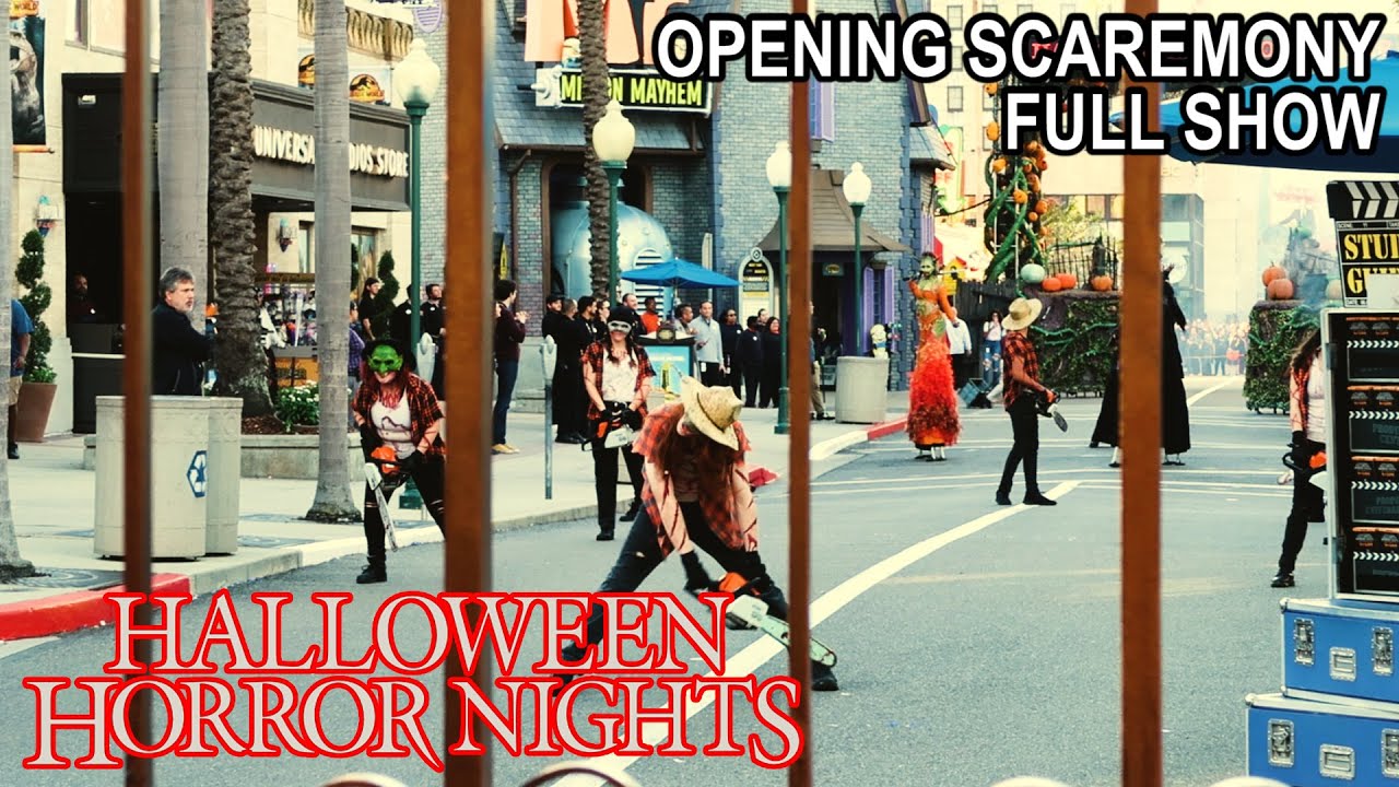 OPENING SCAREMONY - Halloween Horror Nights 2022 | Universal Studios ...
