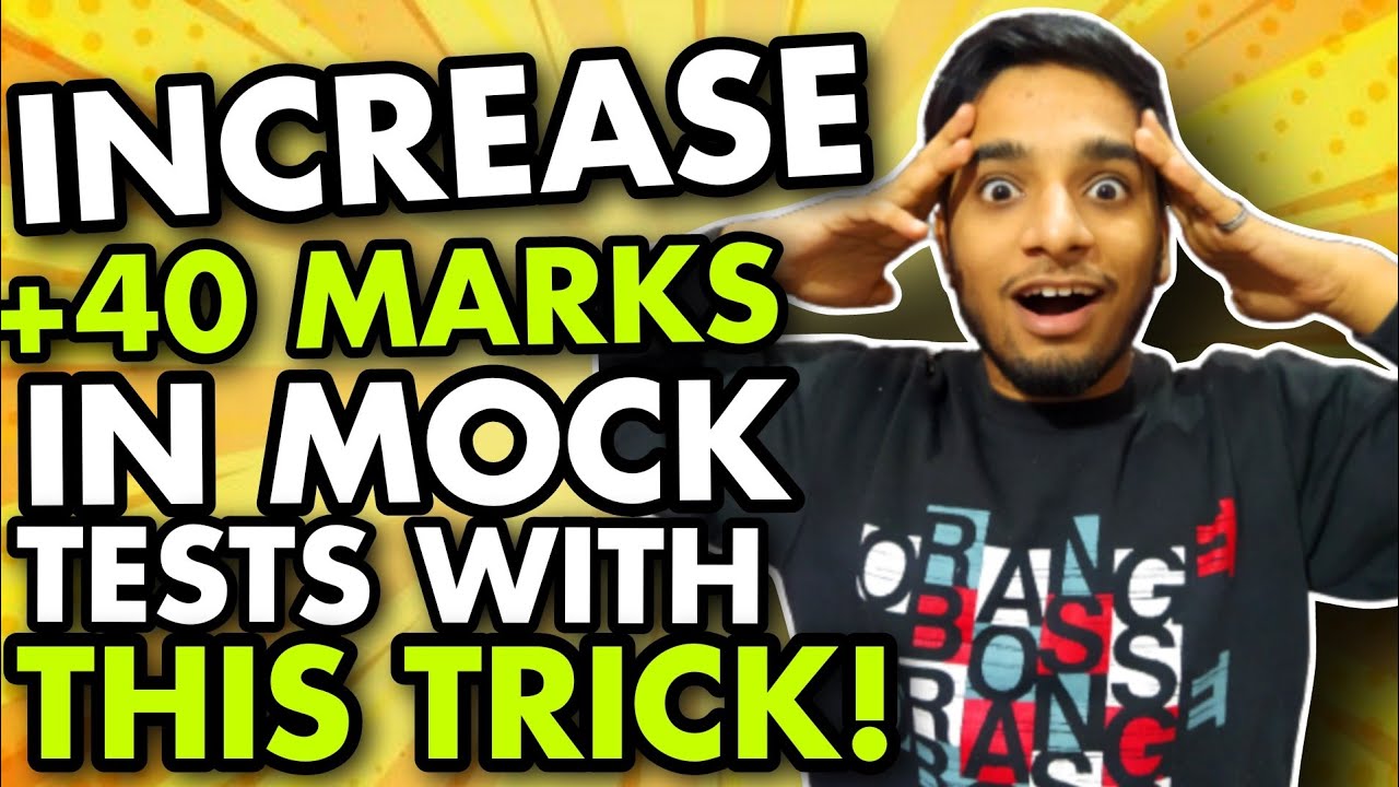 🤯Increase +40 marks in mock test with this technique! Mock test ...