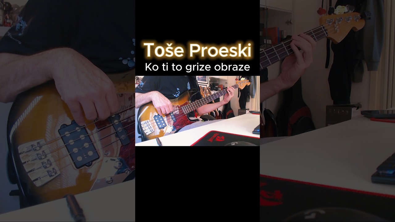 Toše Proeski - Ko ti to grize obraze #bass #cover #tose #toseproeski # ...