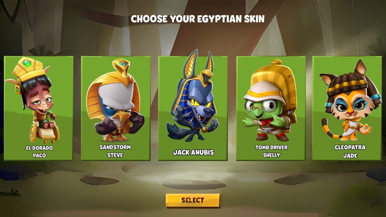 Choose Your Egyptian Skin | All Egyptian Skins | Zooba - YouTube