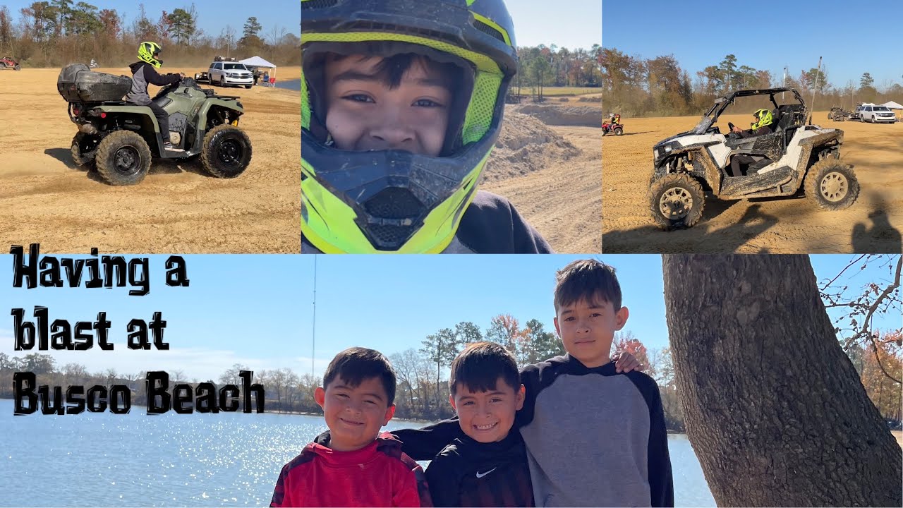 Kids ATV riding at busco beach - YouTube