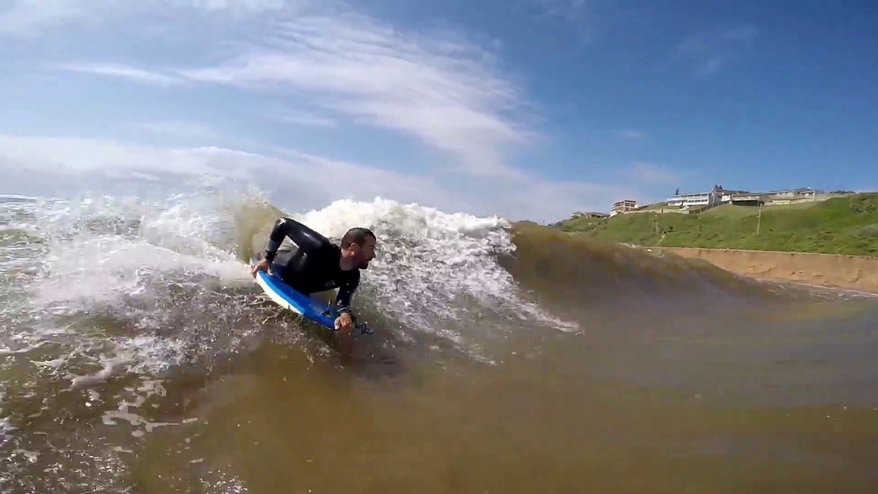 GoPro Standing River Waves - Bazley Beach - YouTube