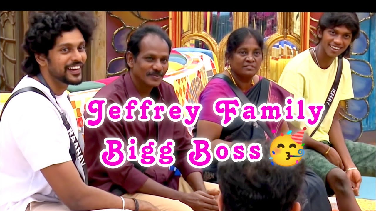Jeffrey family in bigg Boss| bigg boss season 8| family round in bigg ...
