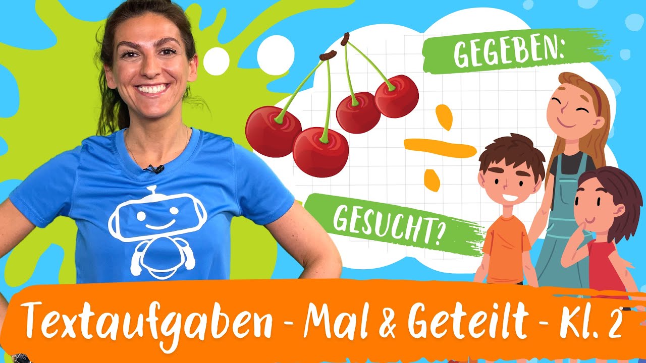 Textaufgaben Mal & Geteilt für Klasse 2 | Mathematik | Silicon Valley ...