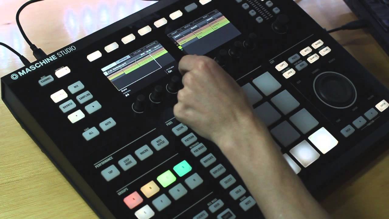 NI Maschine tutorial - Arrange Menu on the Studio - YouTube
