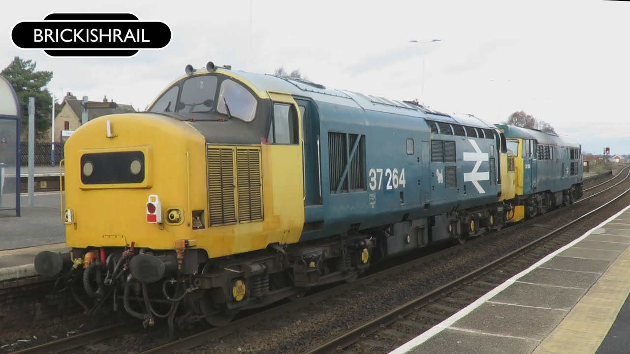 37264 & 31128 'Charybdis' - 0Z37 Leeds Balm Road to Grosmont NYMR - 13 ...