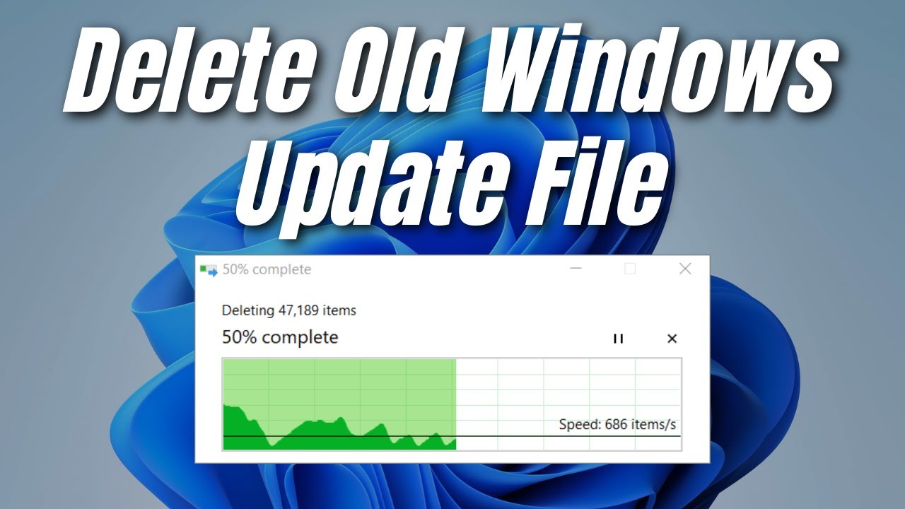 How To Delete Old Windows Update Files Windows 11 | Free Up Space ...