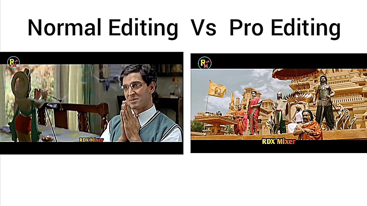 Normal Editing Vs Ultra Pro Editing | Funny Comady Video 😂 | Salman ...