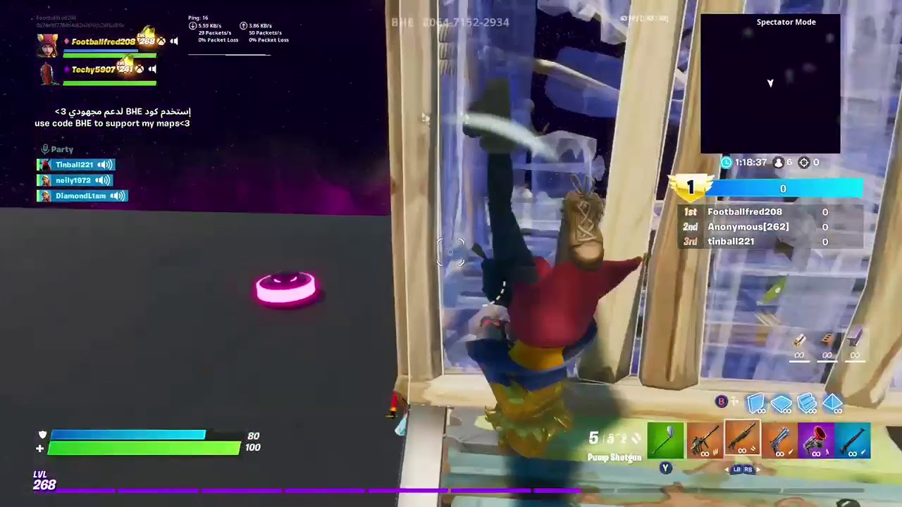 Playing fortnite upside down - YouTube