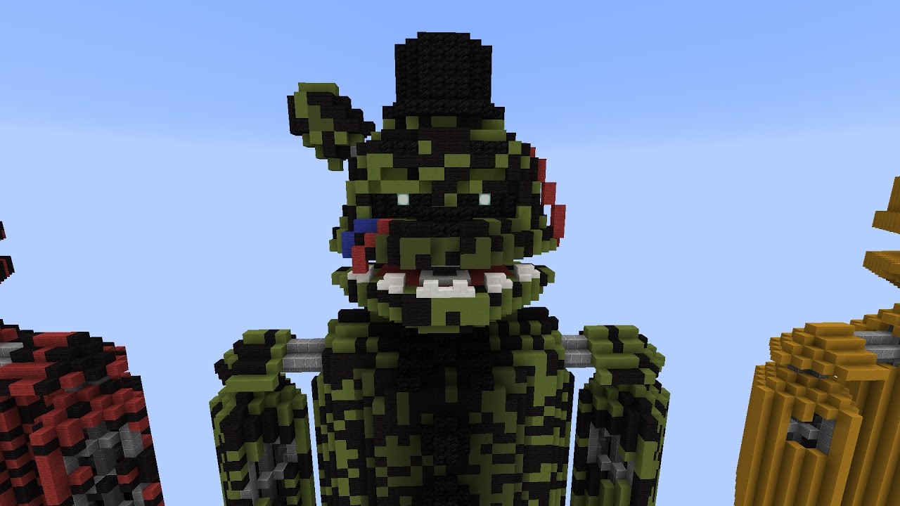 Minecraft FNAF Statue | Phantom Freddy - YouTube