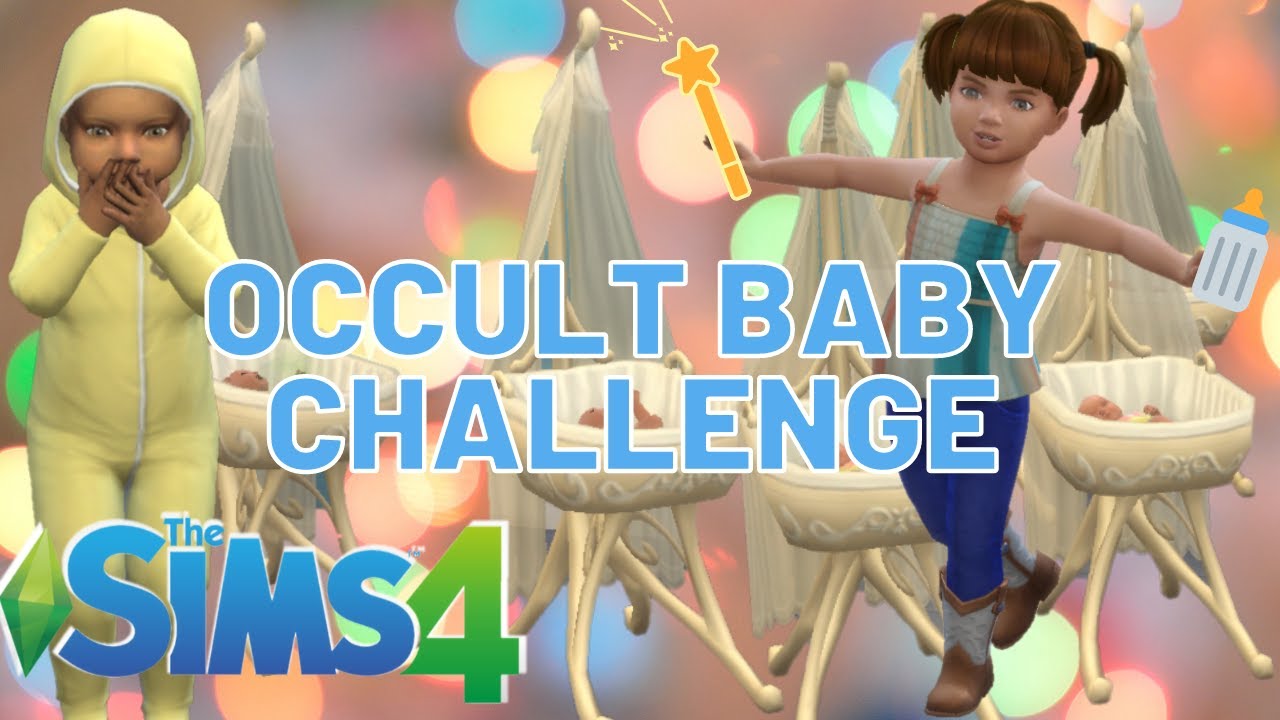 Occult Baby Challenge #1 | ⭐Magic Babies 🧹🍼 | New Sims 4 Challenge ...