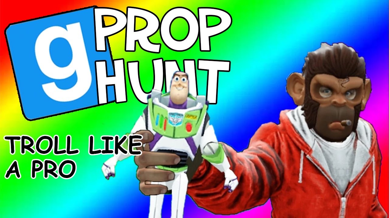 Gmod Prop Hunt: Vanoss' Wildest Hiding Spots - 3 Hour Funny Moments ...