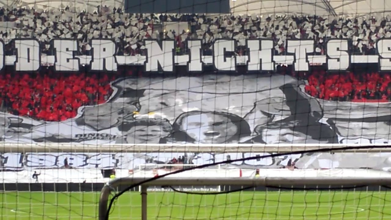 Vfb Stuttgart vs KSC Karlsruhe Karlsruher SC Choreo Spielausschnitt ...
