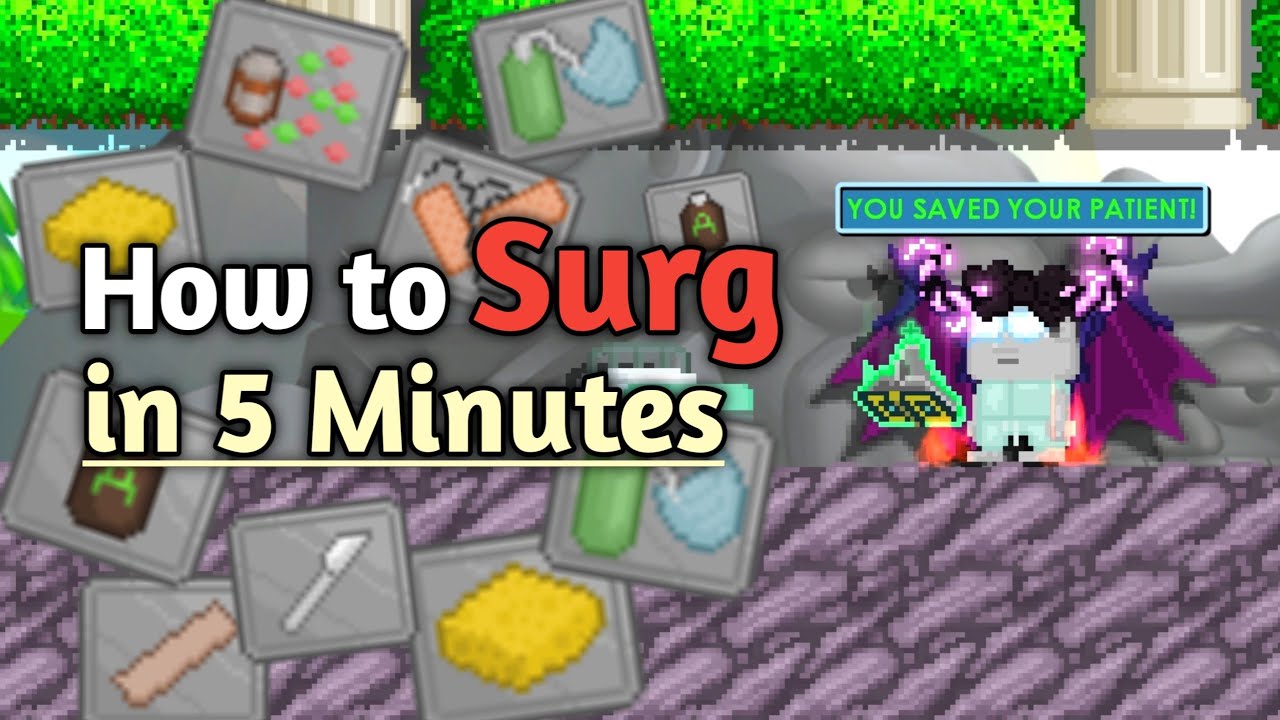 How to Surg in just 5 Minutes? | Growtopia Surgery Guide - YouTube