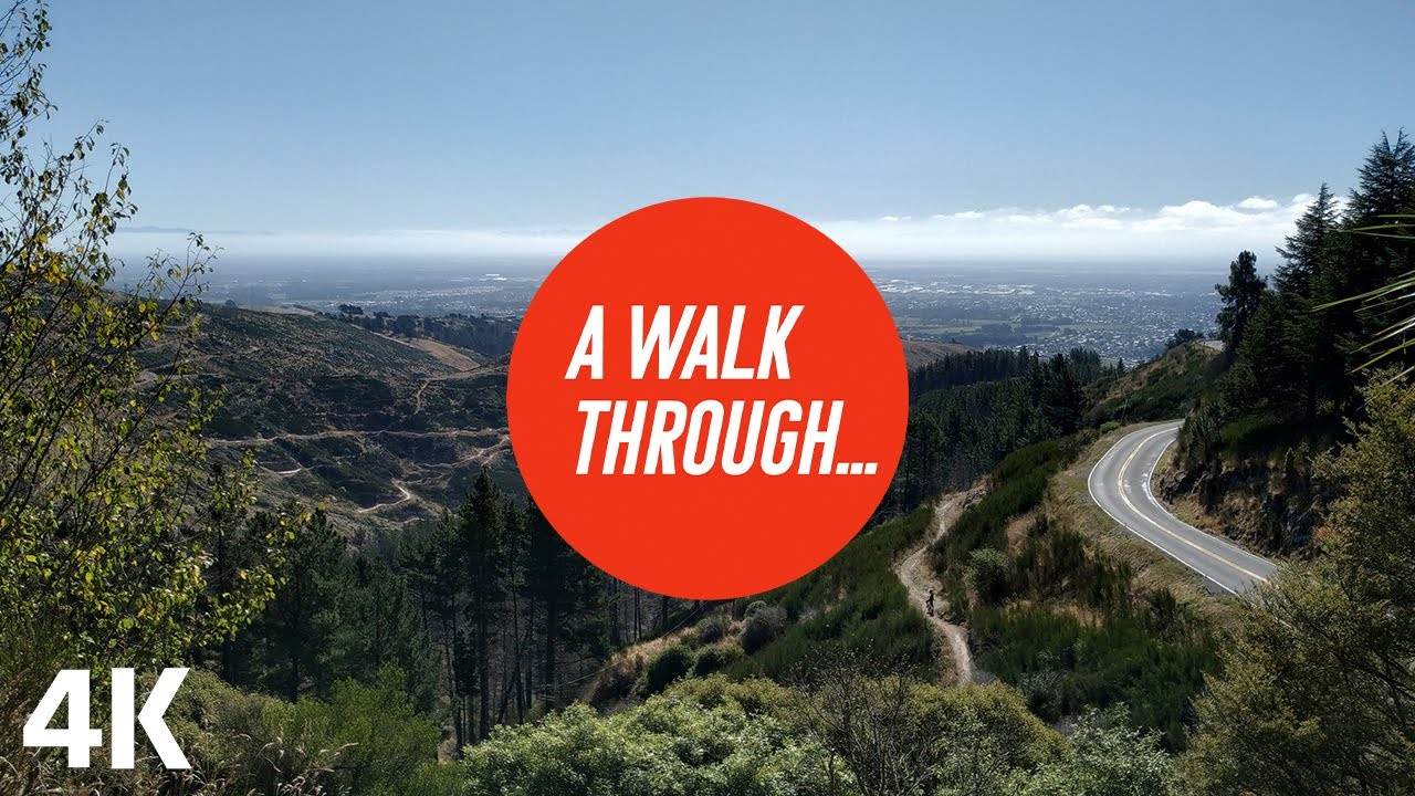 A walk through... Harry Ell Walkway, Christchurch, New Zealand - YouTube
