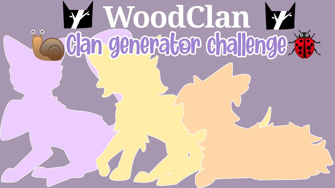 Designing a Warrior Cat Clan from a generator | SunStep WCUE - YouTube