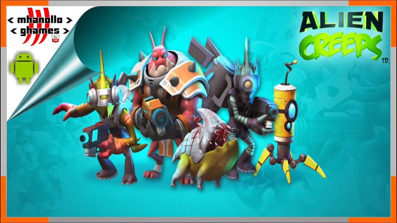 Android: Alien Creeps - Estrategia de vida ou morte. - YouTube