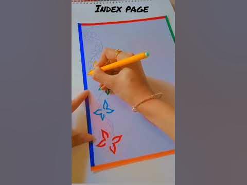 assignment Index page/ front cover #craftwork 👍 like and subscribe to ...