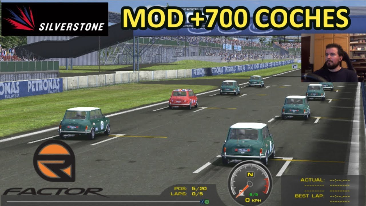 rFactor (PC) - Probamos mod con MÁS DE 700 COCHES!! @Silverstone Club ...