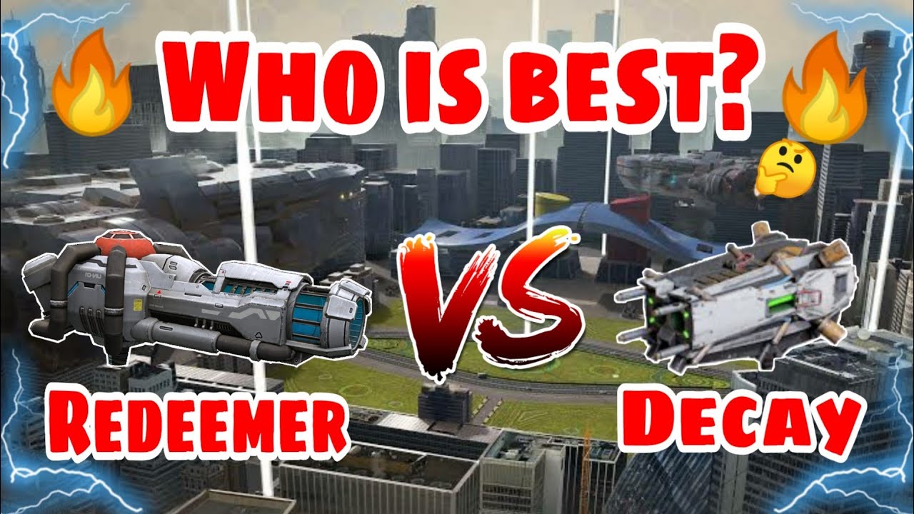 [WR] 🔥Redeemer VS Decay Robots Weapon Comparison in |War Robots| - YouTube