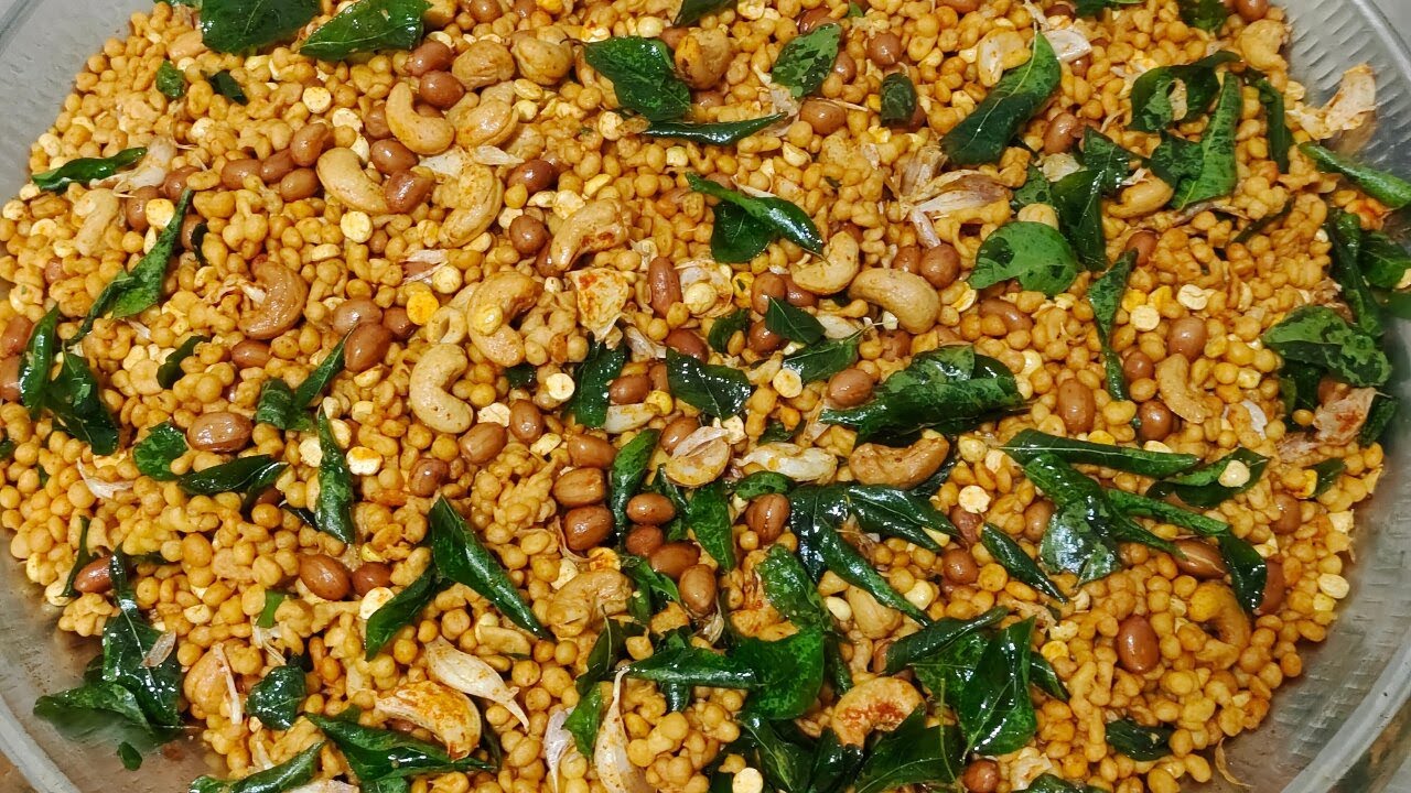 மொறுமொறுன்னு காரா பூந்தி | Kara Boondi Recipe In Tamil | Crispy & Spicy ...