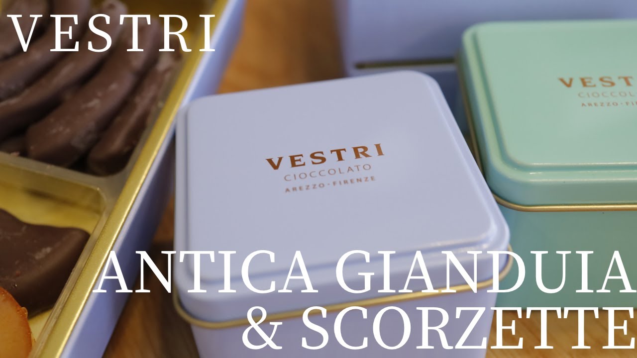 vestri/ヴェストリの定番ジャンドゥイアとオレンジチョコを食べる - YouTube