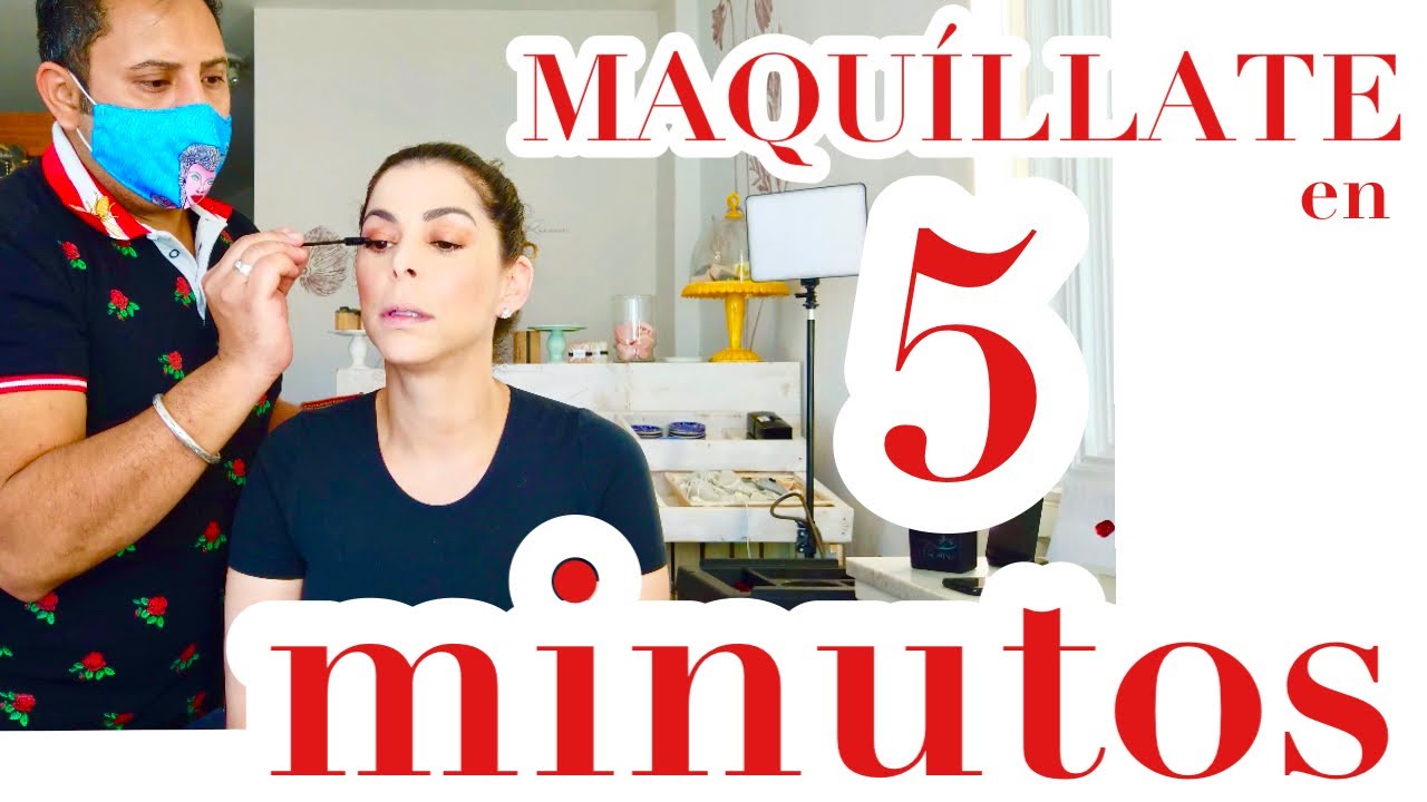 MAQUÍLLATE EN 5 MINUTOS! - YouTube