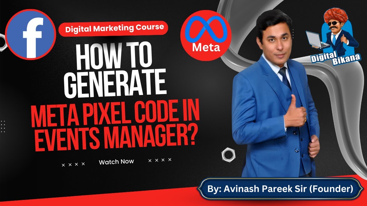How to generate Meta Pixel Code (Facebook Pixel Code) and setup? - YouTube