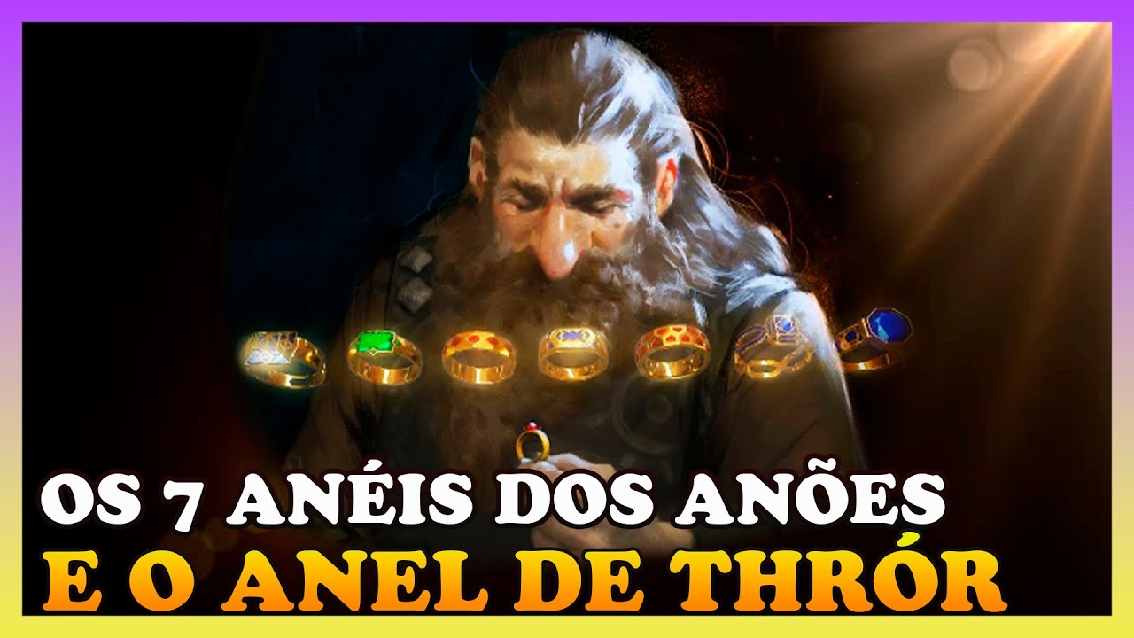 O aconteceu com os Anéis de Poder dos Anões e o ANEL DE THRÓR? #lotr ...