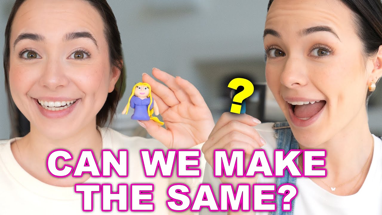 Twin Telepathy Clay Art Challenge - Merrell Twins - YouTube