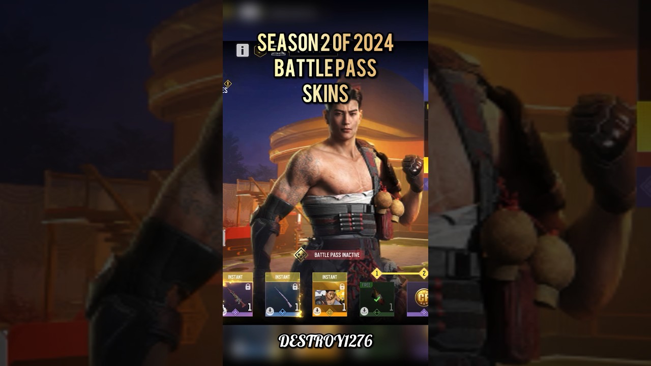 SEASON 1 vs SEASON 2 bp skins CODM #shorts #codm #callofdutymobile # ...