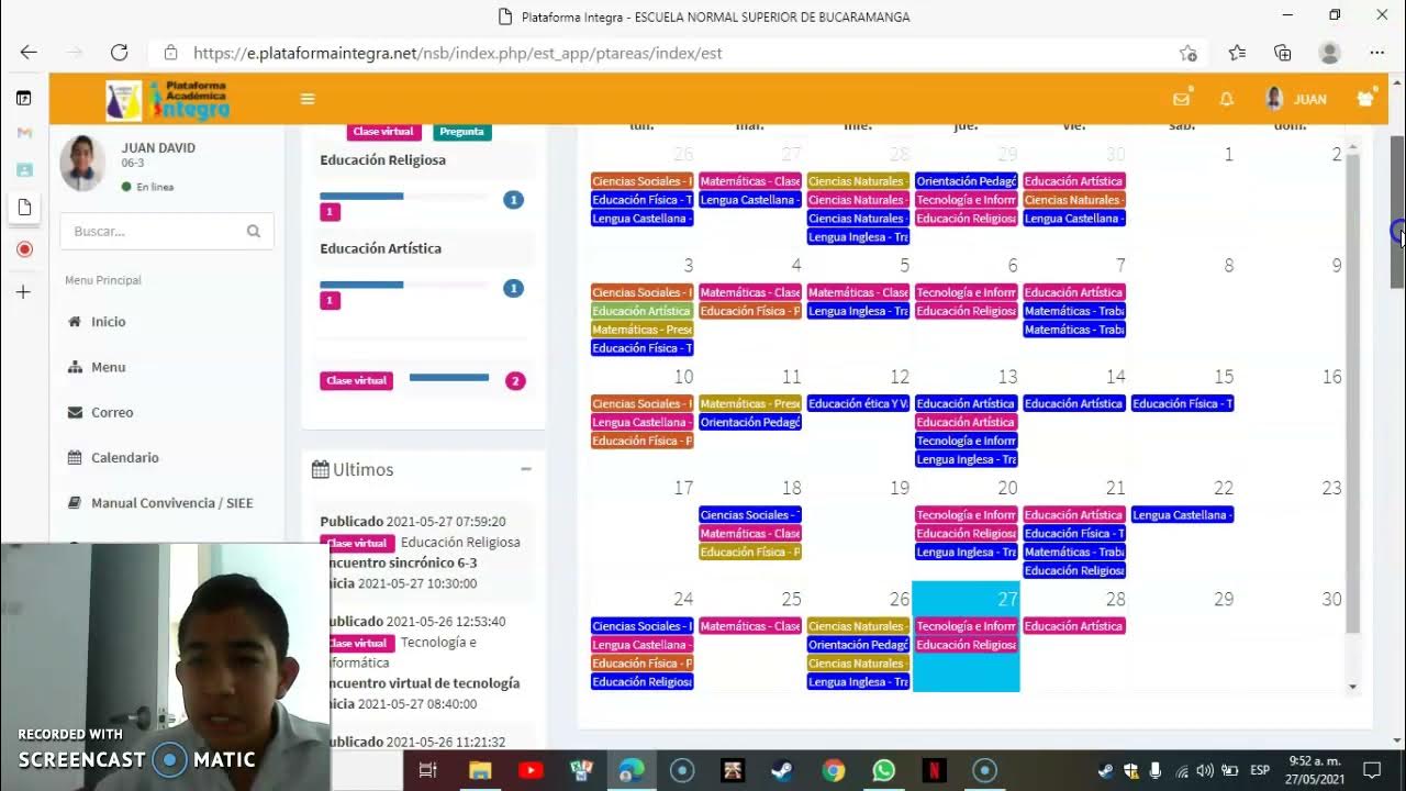 como utilizar la plataforma integra - YouTube