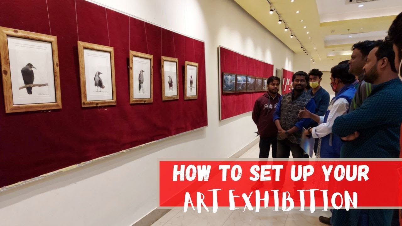 How To Set Up Your Art Exhibition - tips for artists | Watercolour ...