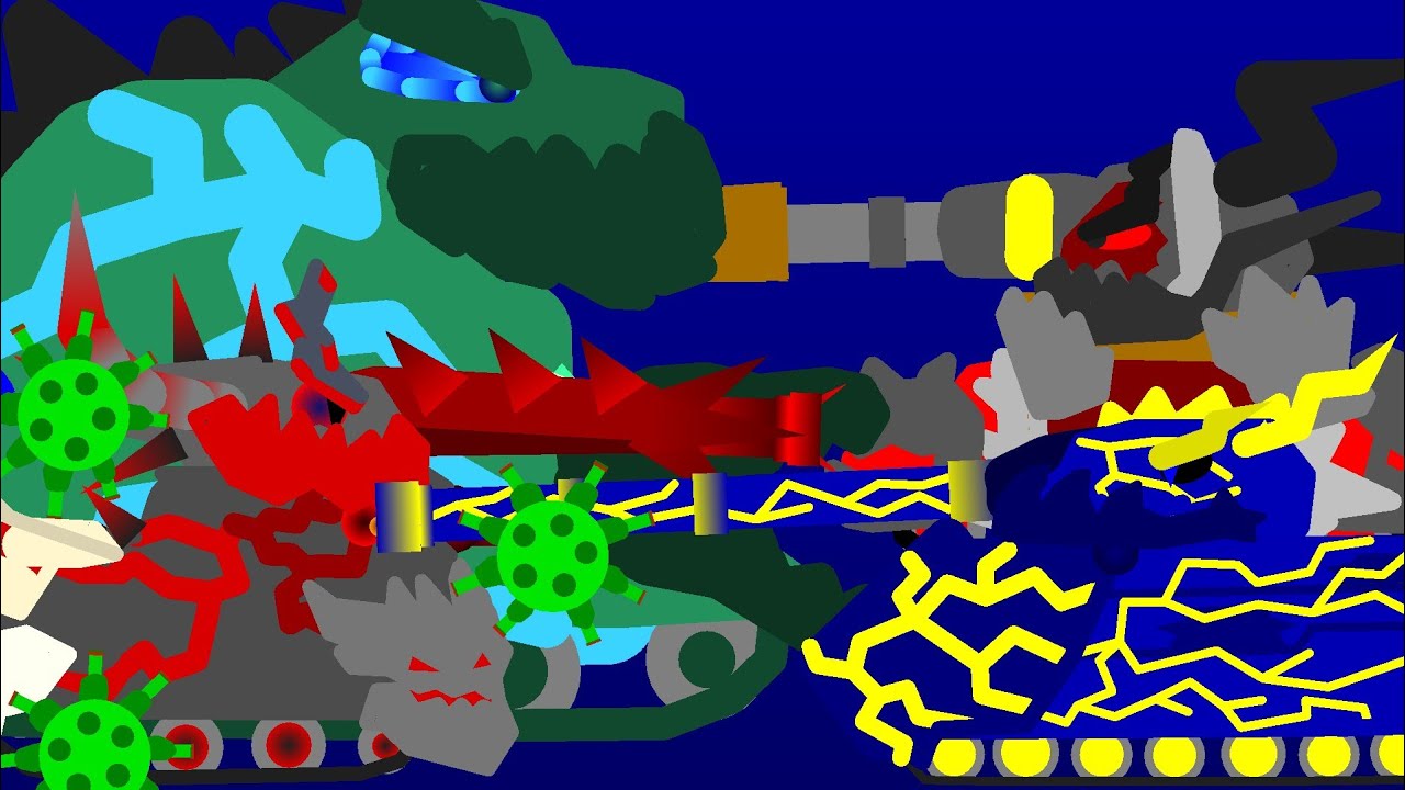Leviathan Vs. Thunder - Cartoons About Tanks - YouTube