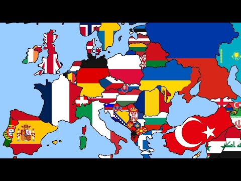 Alternate Future of Europe (with flags) - YouTube