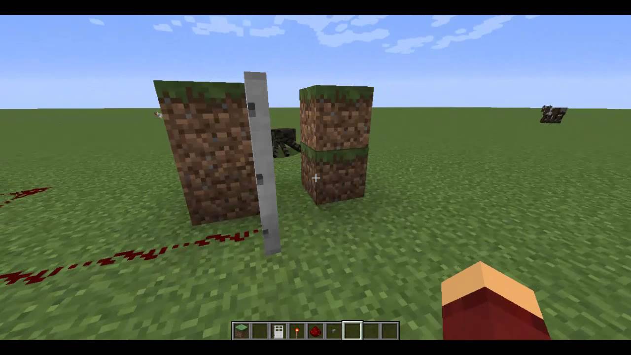 How to: Build a Redstone reset button in Minecraft 1.8 - YouTube