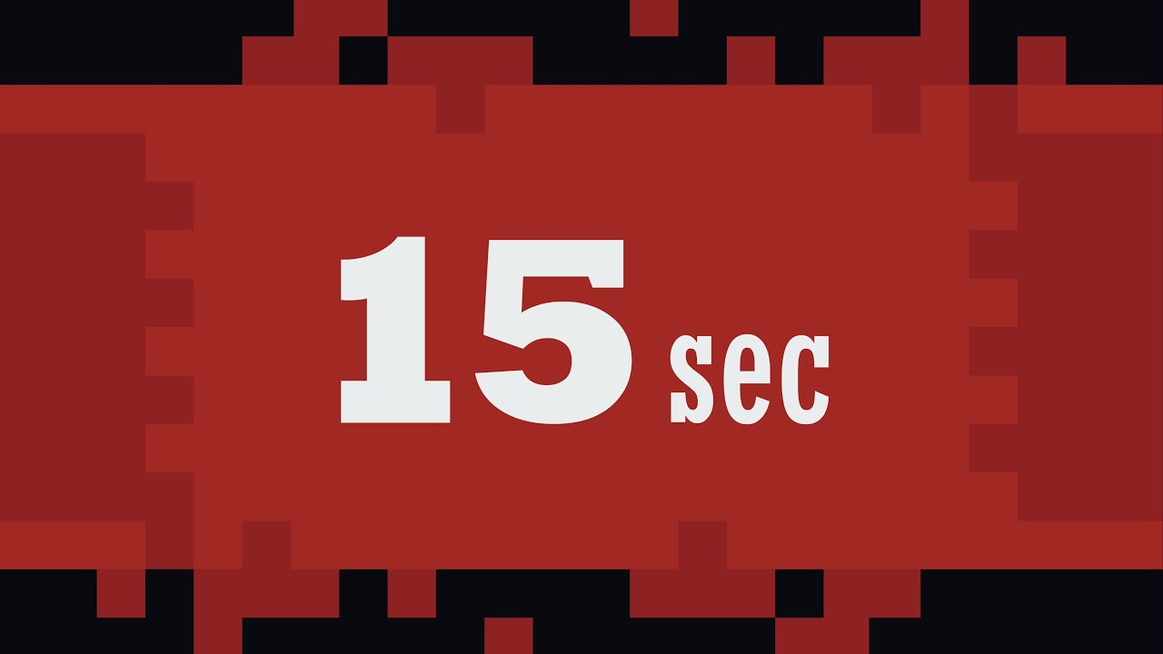 15 Second Timer (Basic Red) - YouTube