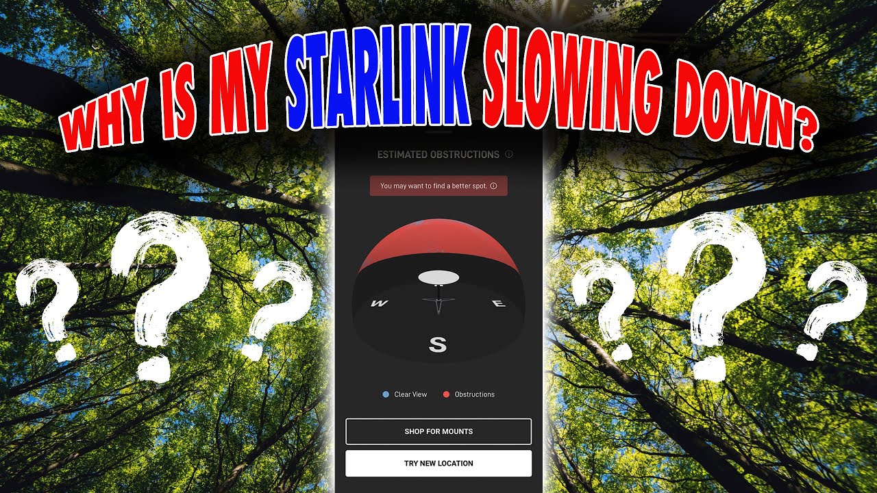 Is Starlink internet slowing down? intermittent connections and poor ...