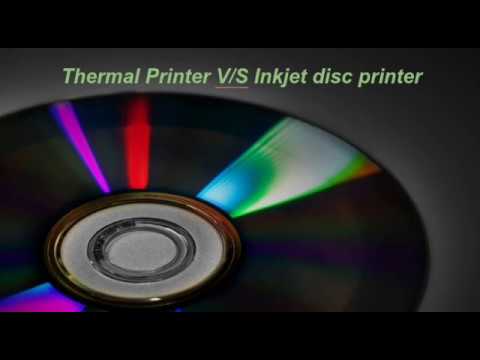 Thermal Printer V/S Inkjet disc printer - YouTube