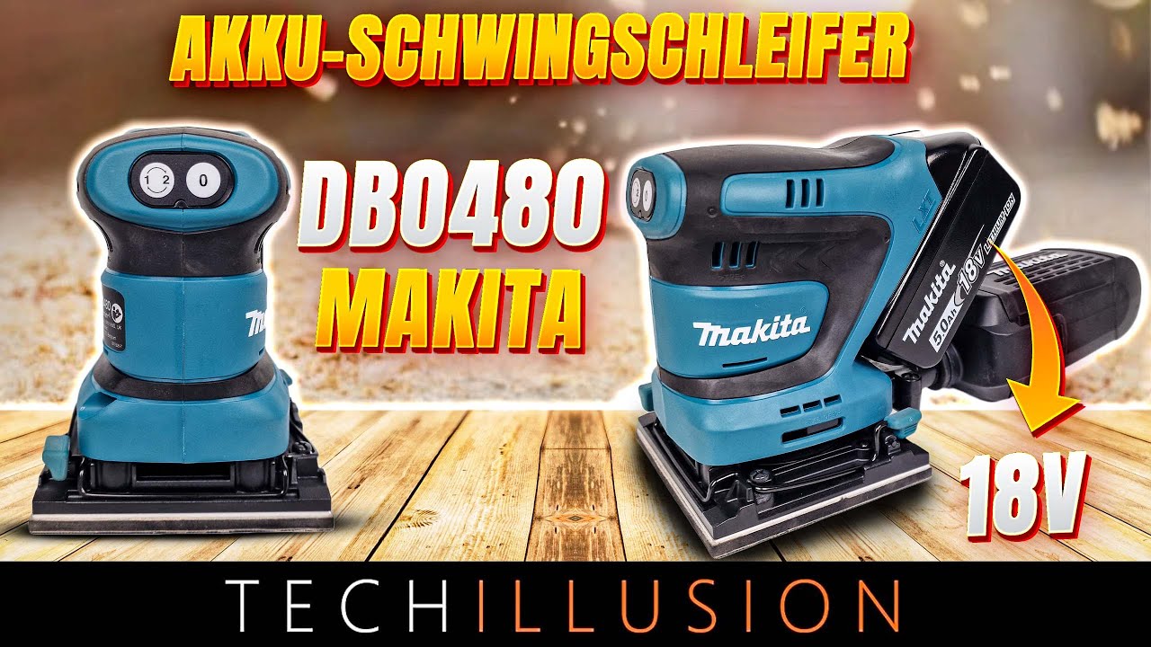 🔥KLEIN aber FEIN! Makita 18V Akku-Schwingschleifer DBO480🤯 - MAKITA ...