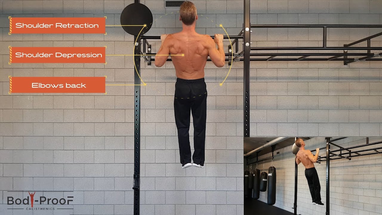 Slow Pull Up 5 sec. - Intermediate regular grip - YouTube