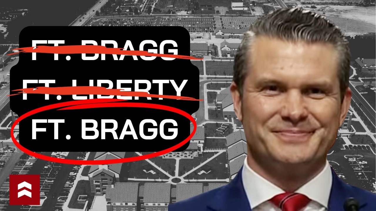 Did Pete Hegseth Bring Back Ft. Bragg's Name? It's Complicated... - YouTube