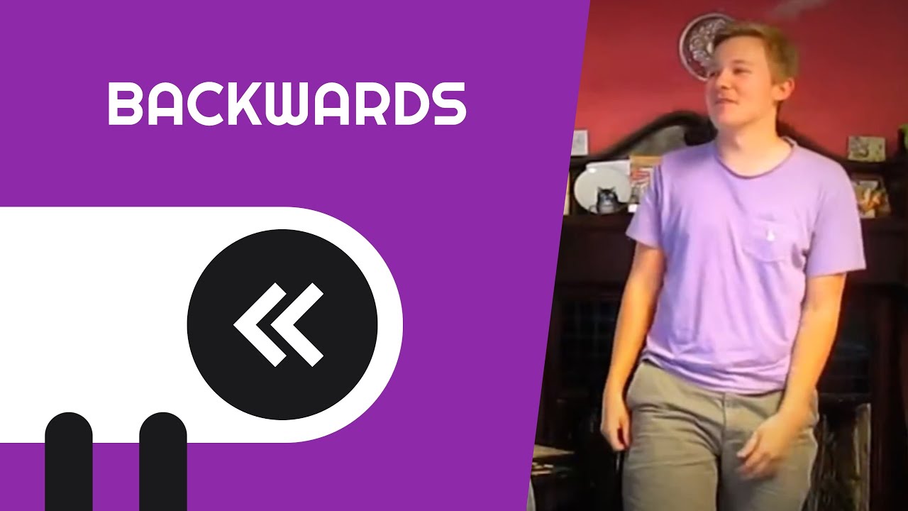 Backwards Action Challenge - "Shrek & Ellen Degeneres" - YouTube