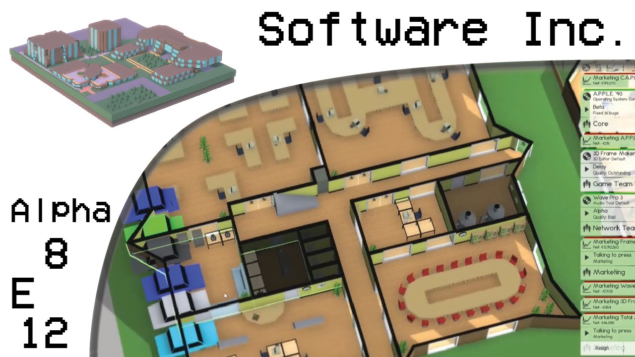 NEW BUILDING INVENTORY!!! Software Inc Alpha 8 E12 - YouTube