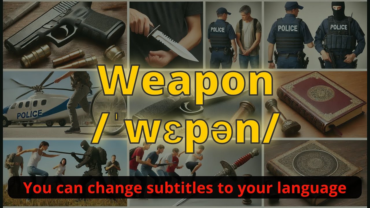 Weapon meaning with 5 examples - YouTube