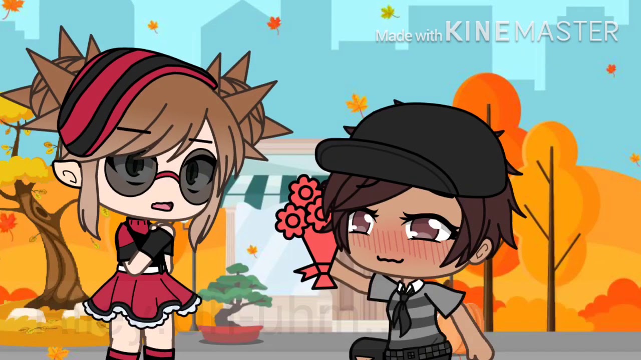 Girls-Girl in red{GLMV} Gacha Brooklyn - YouTube